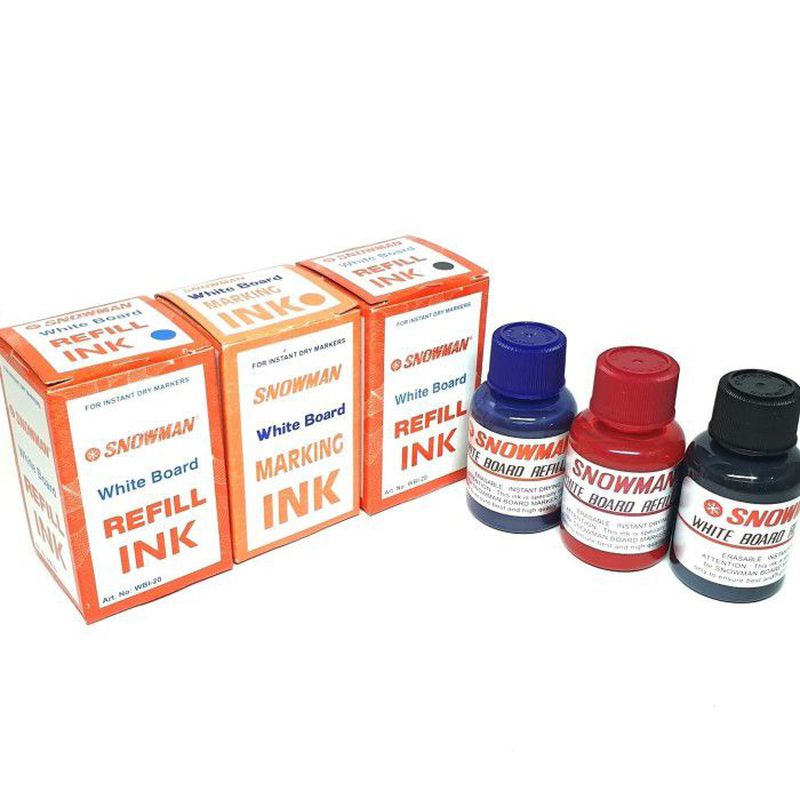 Snowman Tinta Spidol Whiteboard Non Permanent Wbi 20 Biru