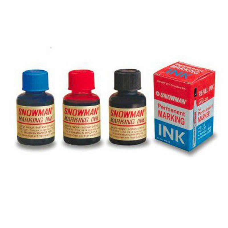 SNOWMAN - Tinta Spidol Marker Permanent MIG-20 - Merah