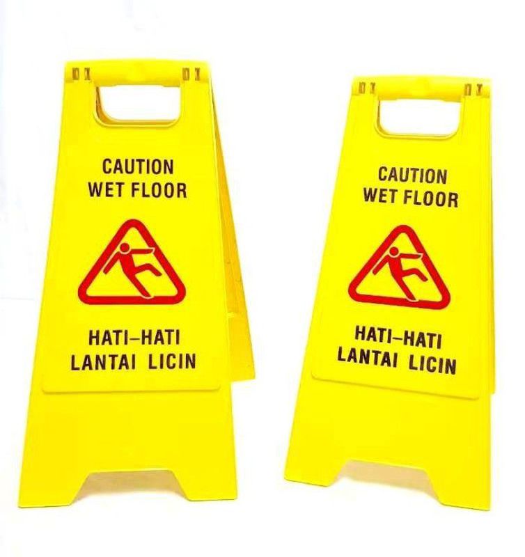 Papan Peringatan Lantai Basah Licin / Warning Sign Floor / Wet Floor