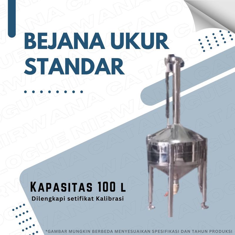 BEJANA UKUR STANDAR KAPASITAS 100 LITER