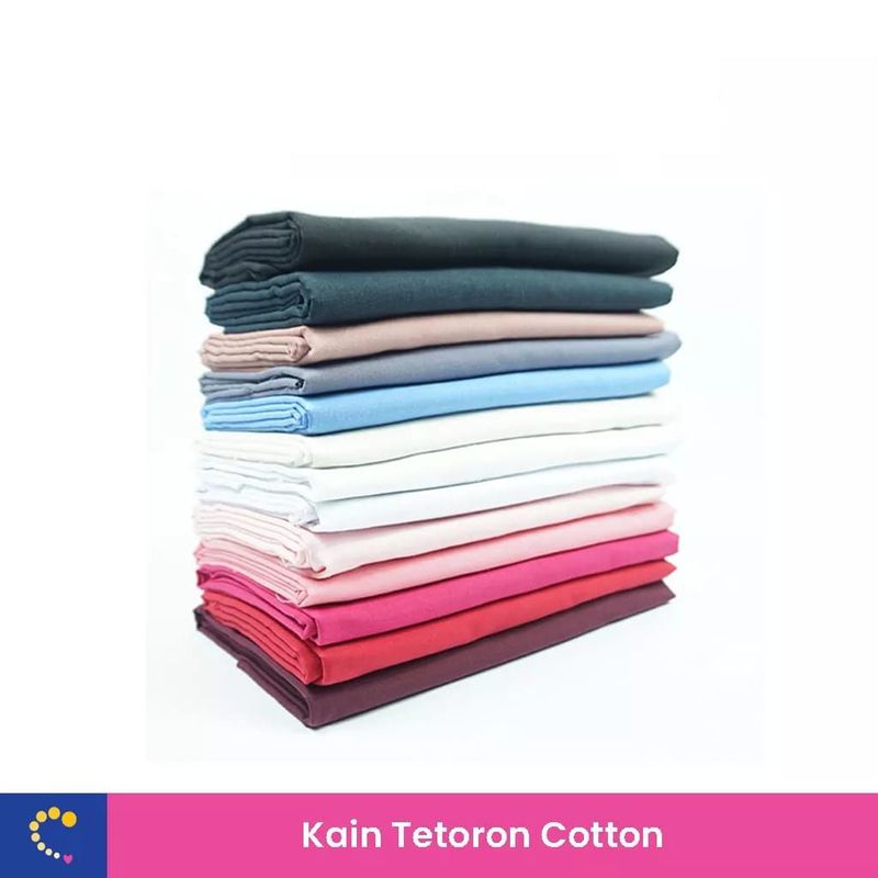 Kain Tc Kain Tetoron Cotton Cokelat