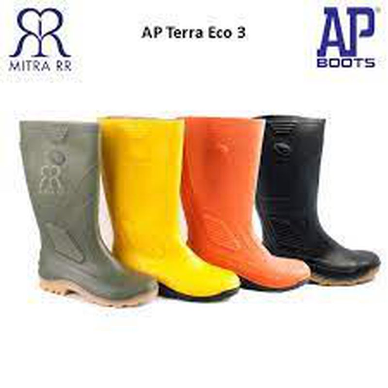 AP Boots - Sepatu Boot Tinggi Karet Proyek Banjir Kebun & Taman