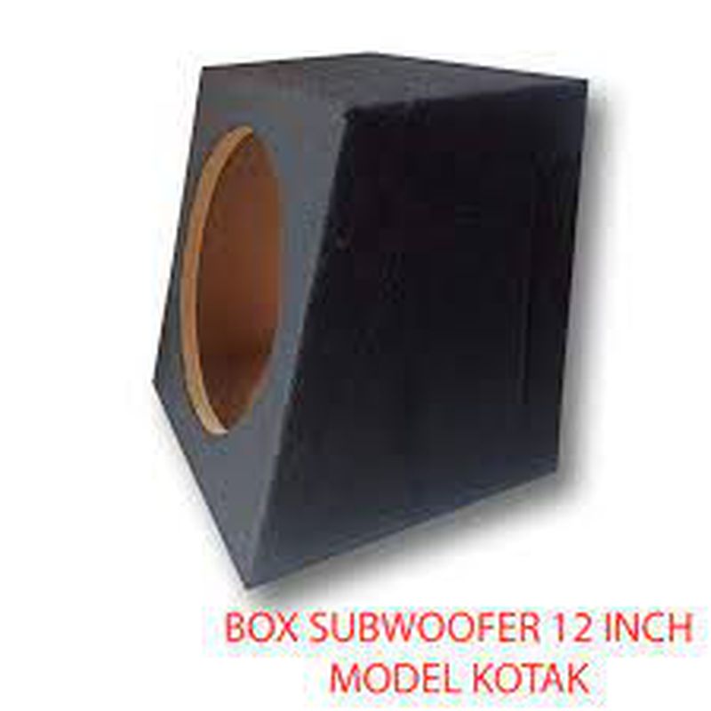 Box Subwoofer mobil 12inc kotak