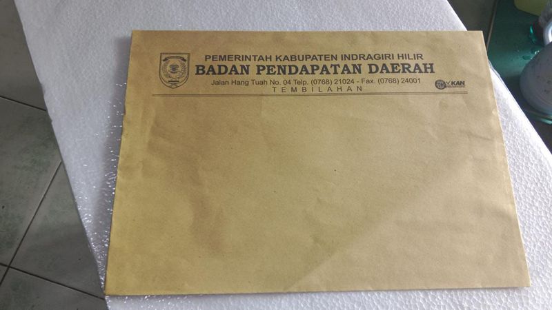 CETAK AMPLOP DINAS UKURAN F4