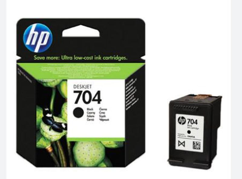 Tinta HP 704 Black Ink Cartridge