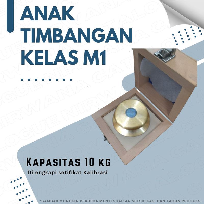 ANAK TIMBANGAN M1 ( 10 kg ) KUNINGAN
