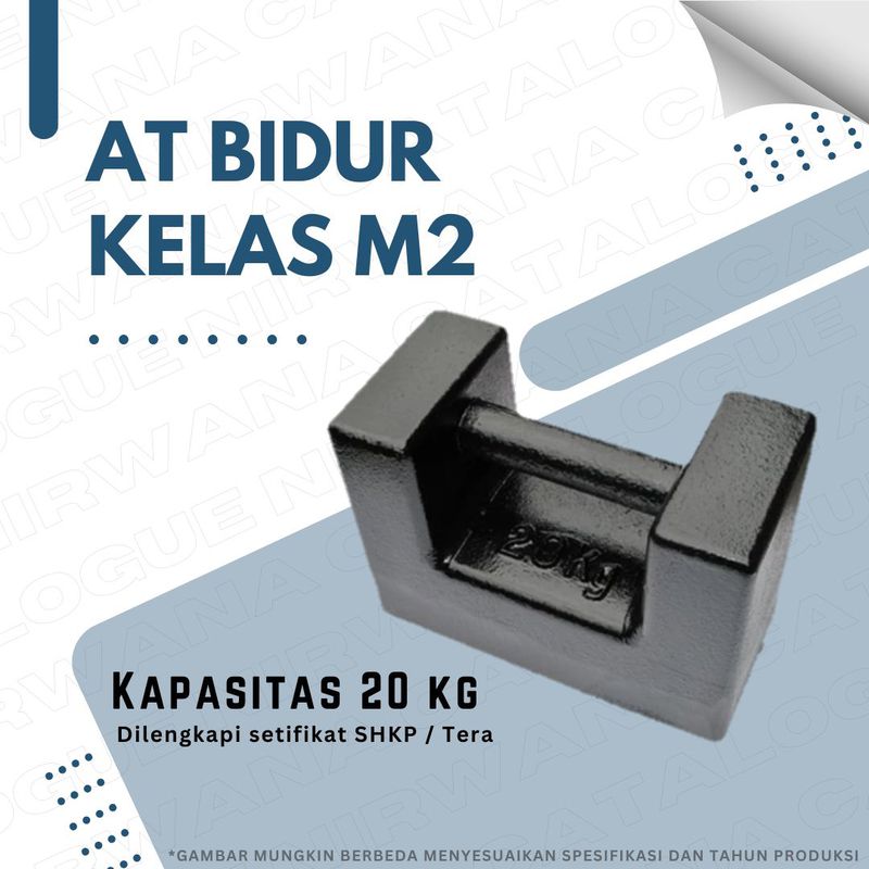 ANAK TIMBANGAN BIDUR M2 20 KG BESI TERA