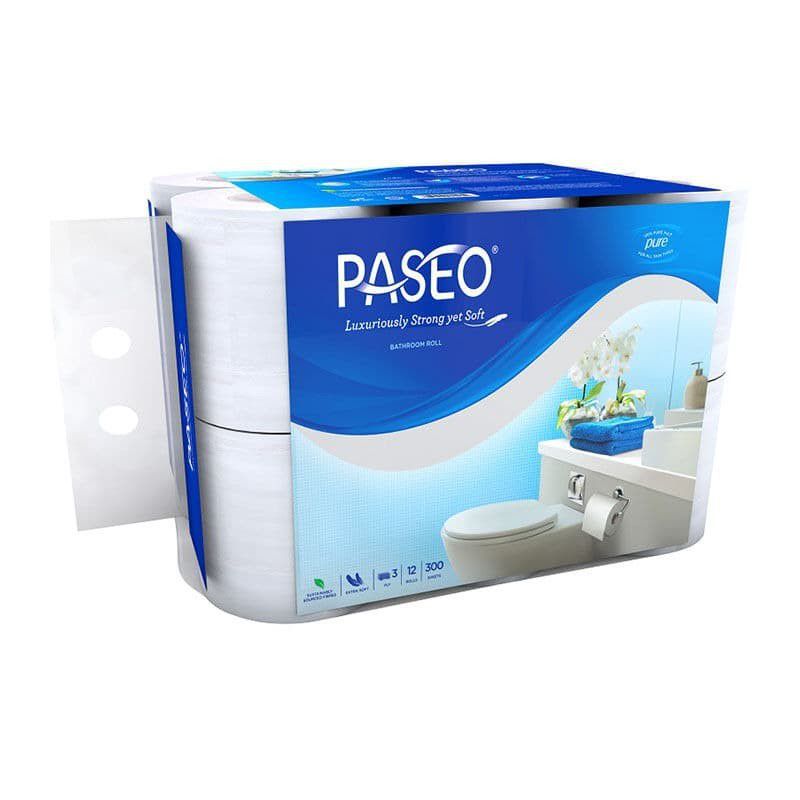 TISSUE Paseo Bathroom/Kamar Mandi Roll 3 ply 8 rolls 300 sheets