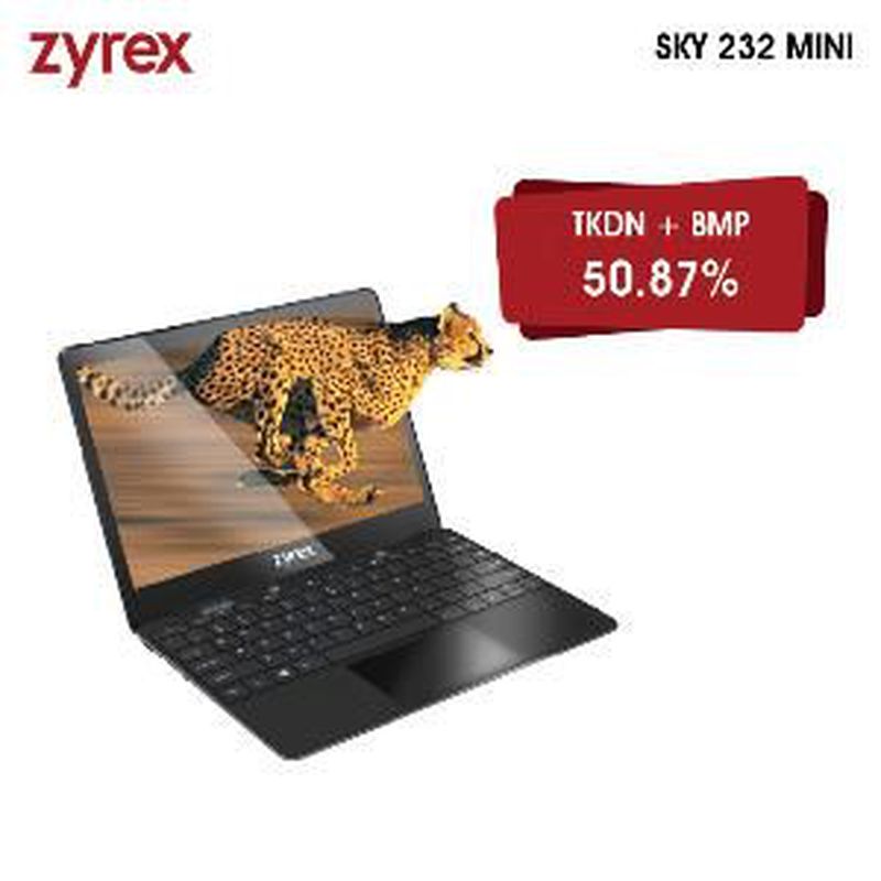 ZYREX NOTEBOOK SKY 232 MINI (64) II BLACK (TKDN + BMP 43,37PCT)