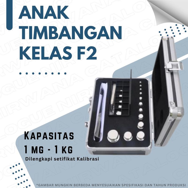 ANAK TIMBANGAN F2 ( 1 mg - 1 kg ) STAINLESS STEEL
