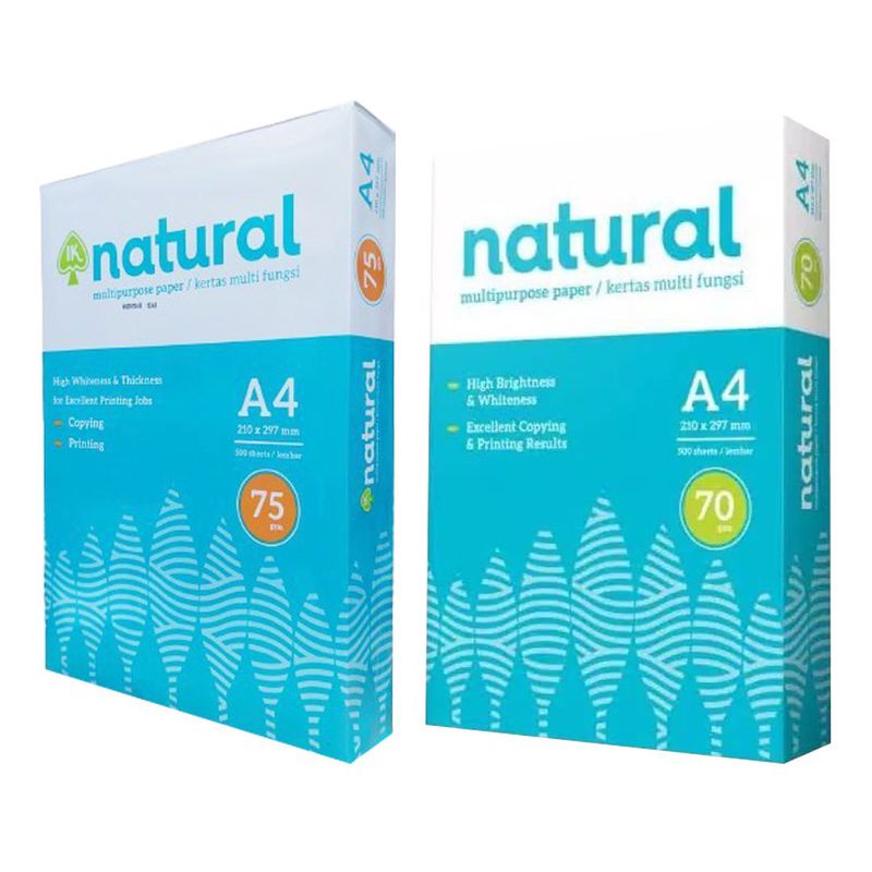 NATURAL - Kertas Copy A4 - 70gr