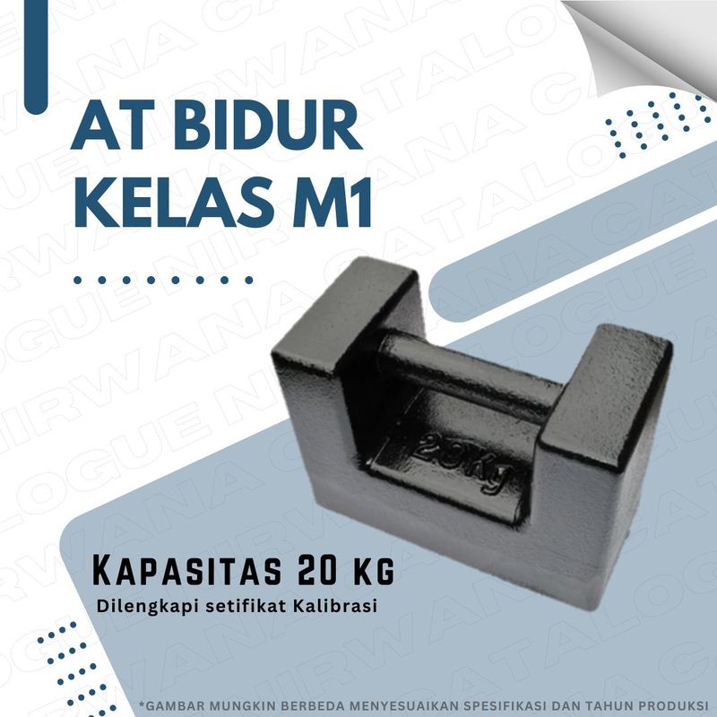 ANAK TIMBANGAN BIDUR M1 20 KG BESI KALIBRASI