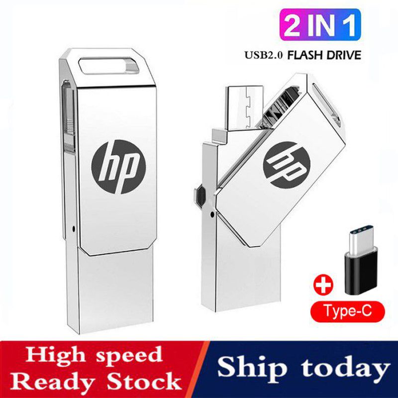 Flashdisk usb otg 2tb anti air bahan metal