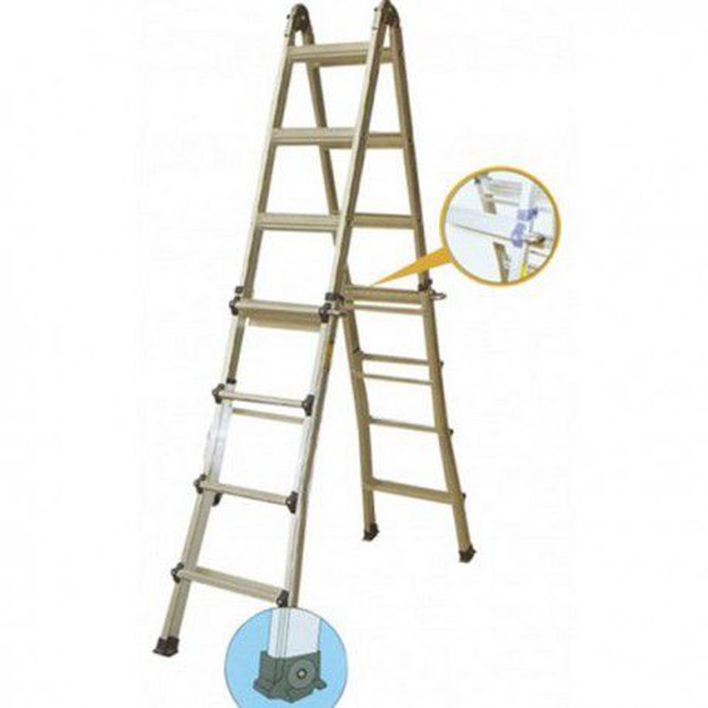 Krisbow Multipurpose Ladder 3.90m Aluminum