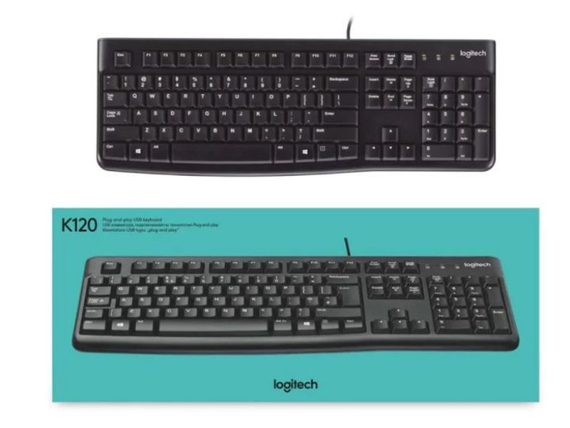 Keyboard kabel Logitech ini