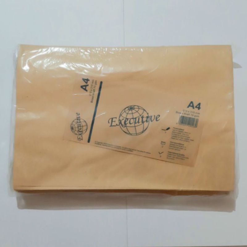 AMPLOP COKLAT A4 EXECUTIVE 215 X 310 MM 70 GSM ISI 100 LEMBAR