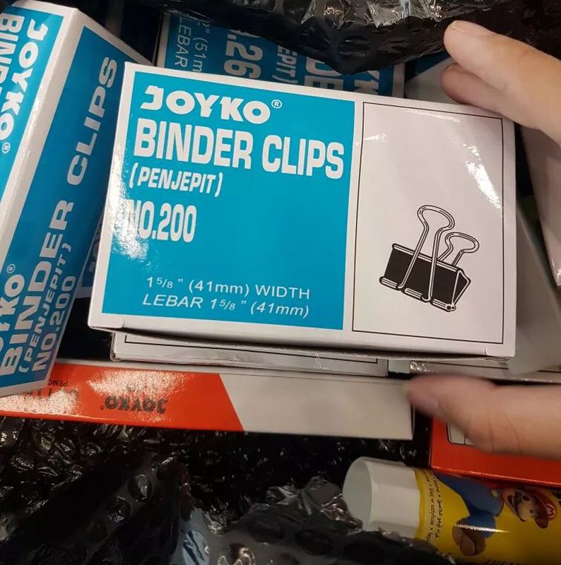 Binder Clip Ukuran Sedang Penjepit File Dokumen