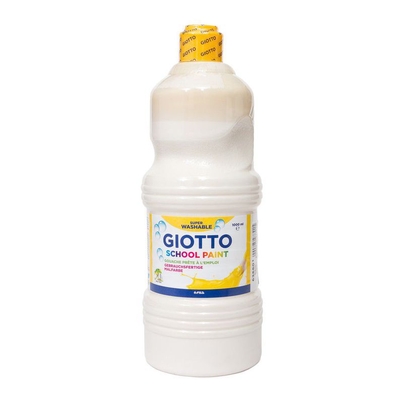 GIOTTO SCHOOL PAINT - WHITE - 1.000 ml - 535501