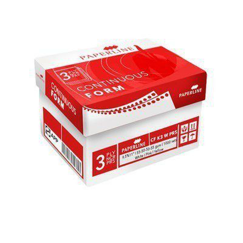 Continuous Form 3 Ply Paperline