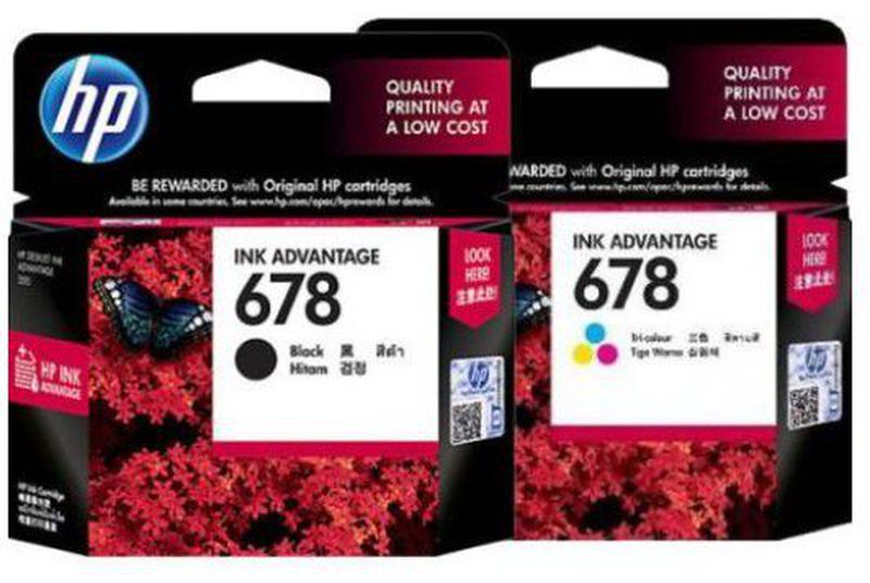 CARTRIDGE HP 678 ORIGINAL - Warna