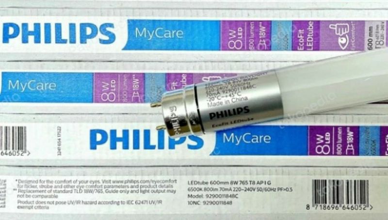 Lampu LED Neon Panjang Philips life Max 8 Watt