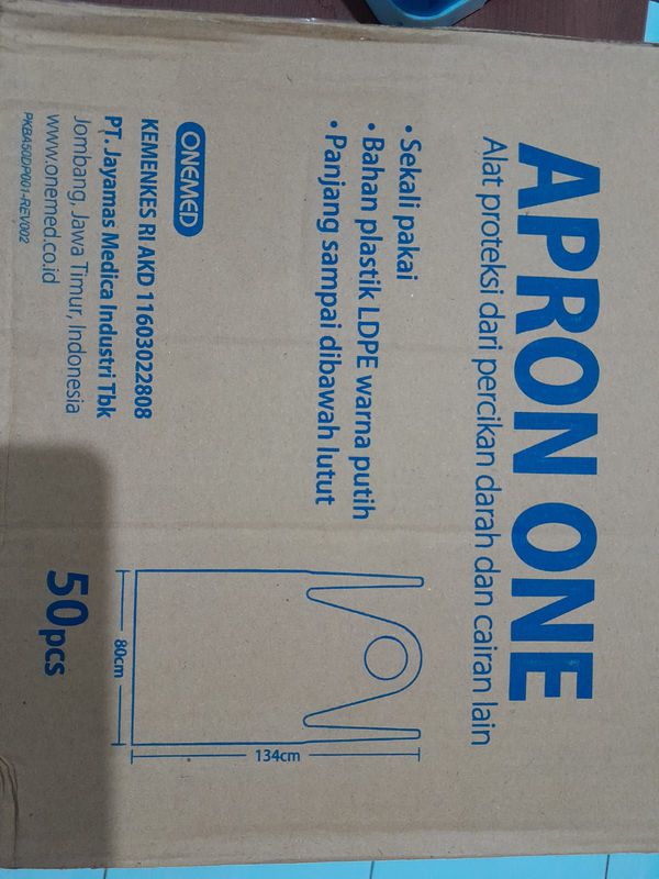 Apron One Disposable isi 50 pcs