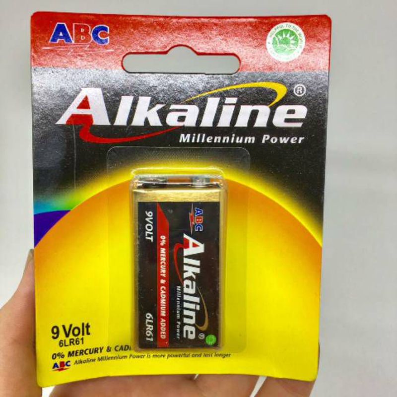 Baterai ABC Alkaline 9 Volt