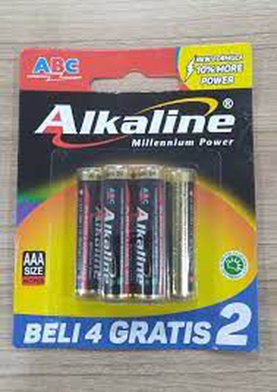 Baterai AAA ABC Alkaline