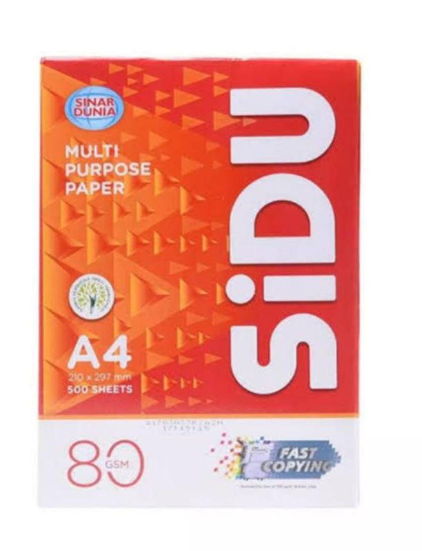 Kertas A4 80Gr Sidu 1 Rim