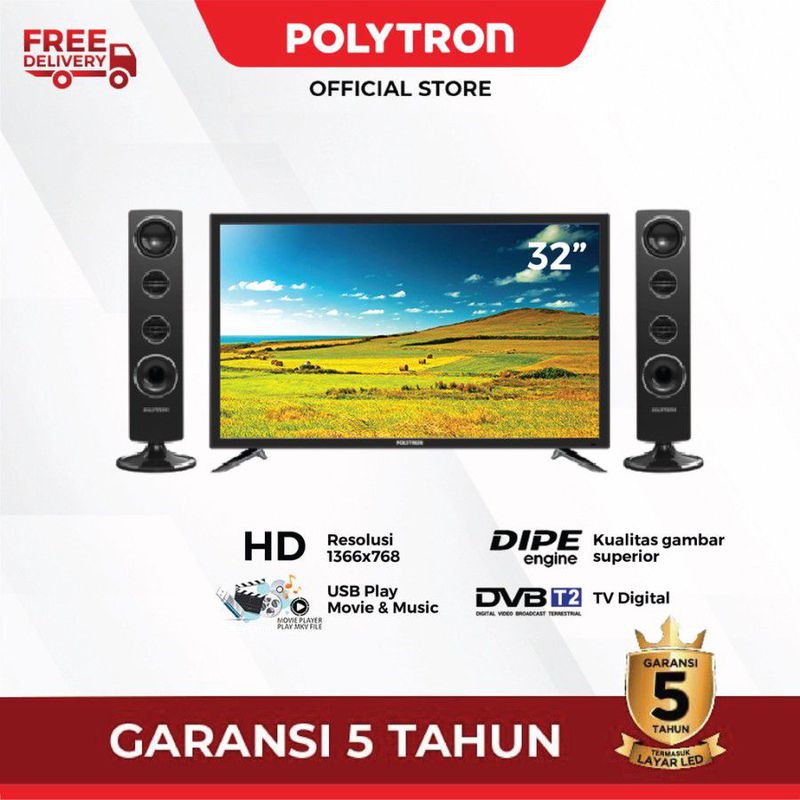 POLYTRON Cinemax Digital LED TV 32 inch PLD 32TV1855