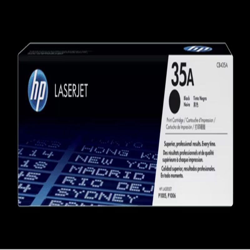 Hp 35a Original Black Laserjet Toner Cartridge