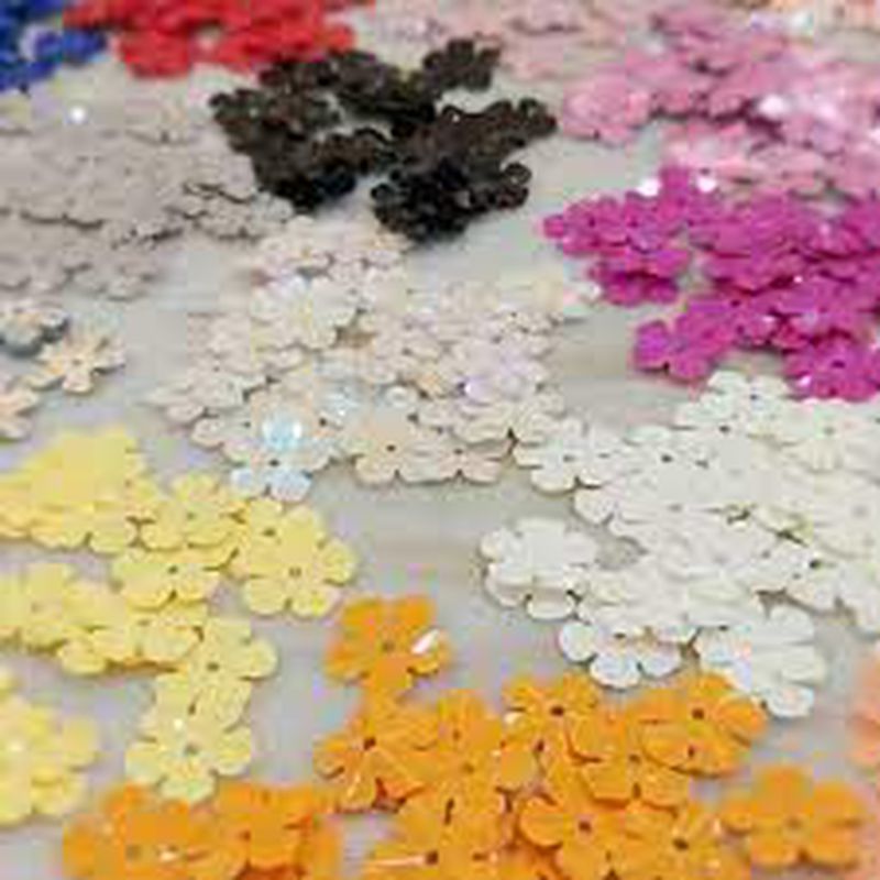 Ramboci borci payet bunga sakura (bunga kecil)