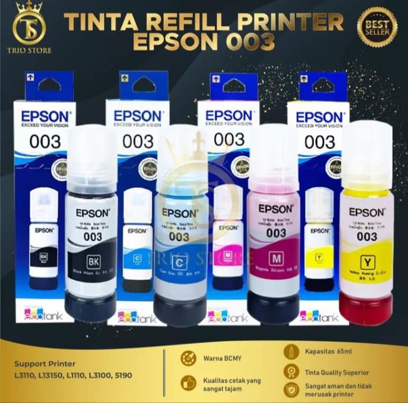 Tinta Printer 003 - Merah