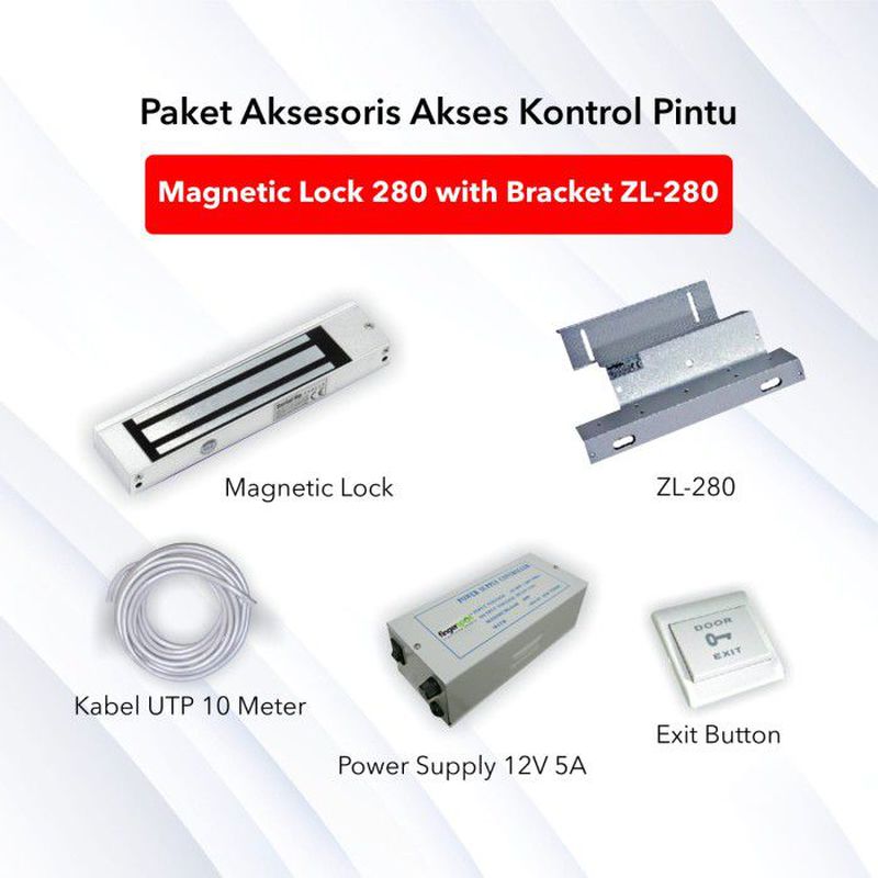 Paket Akses Kontrol Pintu With Bracket ZL-280
