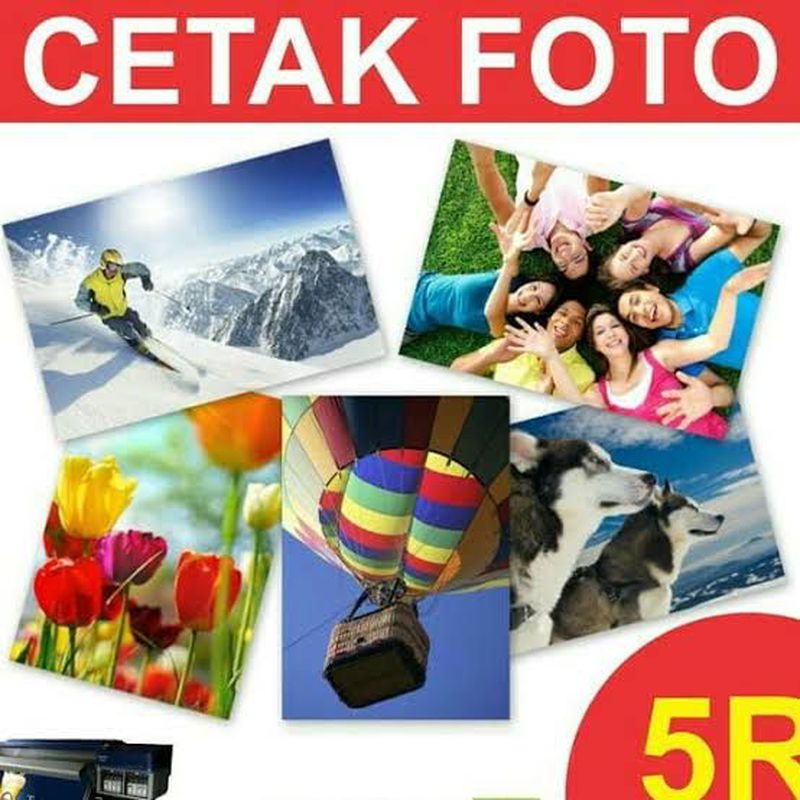 Jasa cetak foto 5 R
