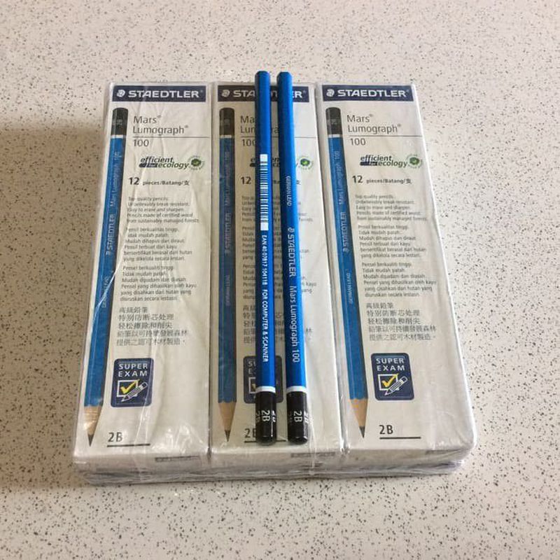 Pensil Staedtler 2B Mars Lumograph