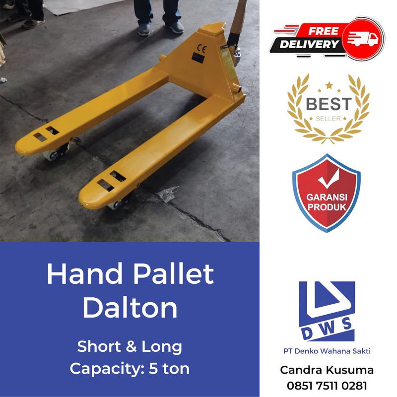 Hand Pallet Dalton Kapasitas 3 Ton 5 Ton