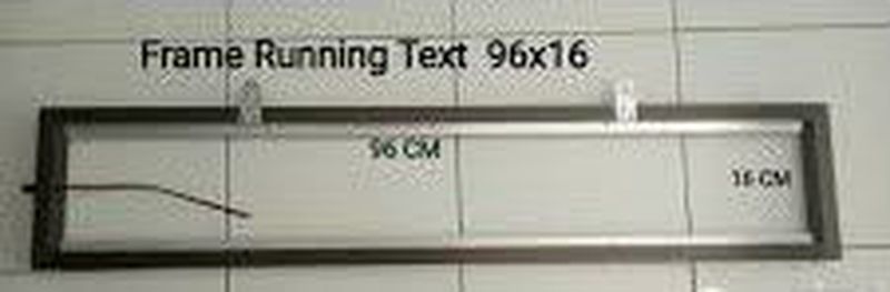 Frame Running Text 96 x 16
