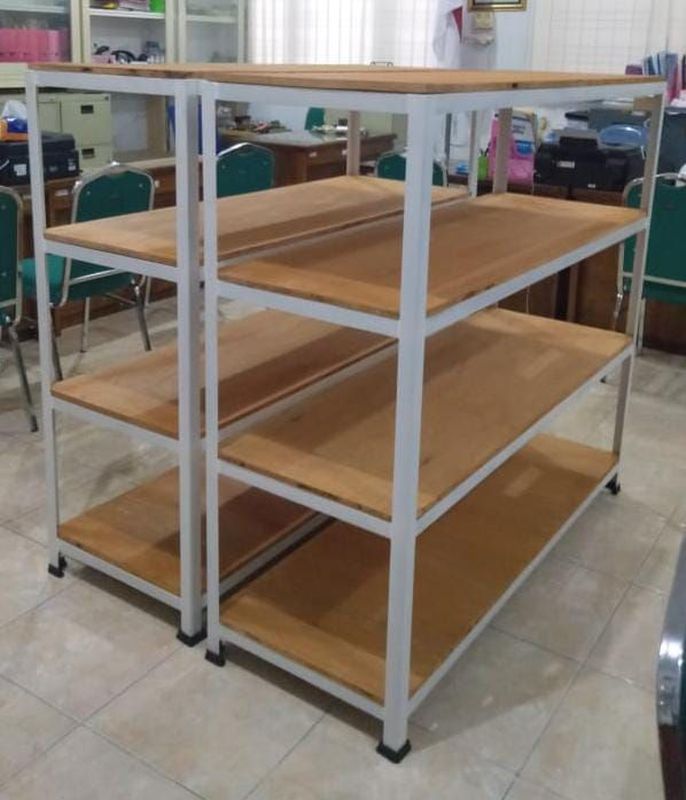 Rak Display Susun Rangka Besi