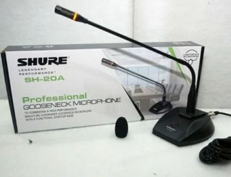 MIC CONFERENCE/PODIUM SHURE SH 20A MIC MEJA