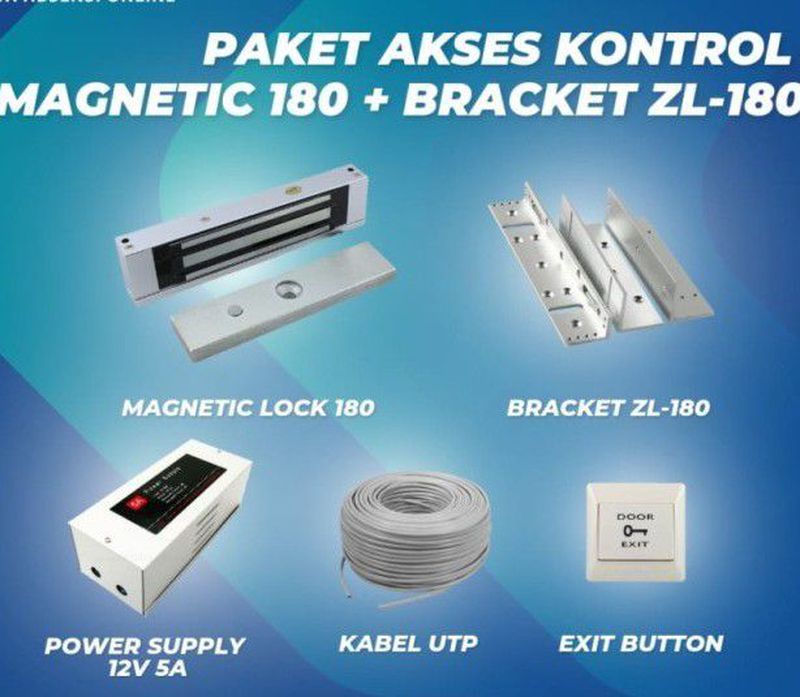 Paket Akses Kontrol Pintu With Bracket ZL-180