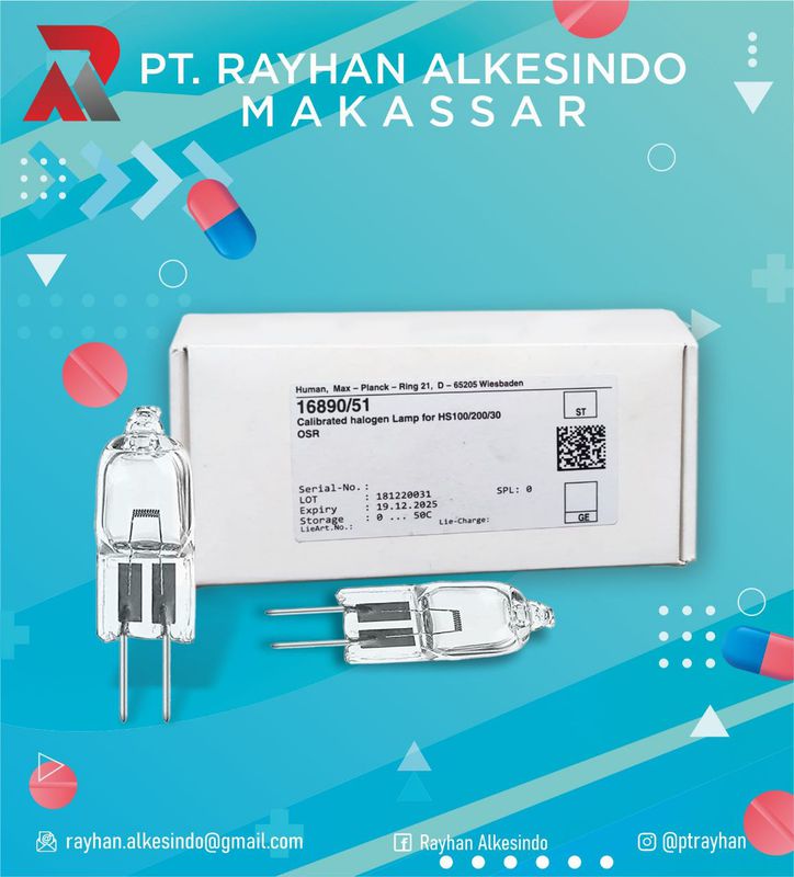 Calibrated Halogen Lamp