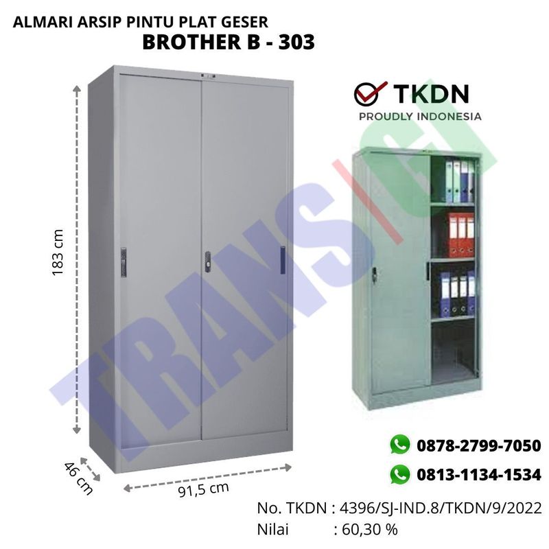 Lemari Arsip Sliding B303
