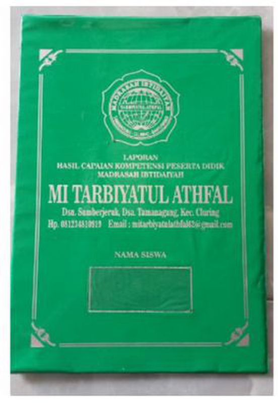 MAP RAPORT SIT SABLON ISI 34 LEMBAR PLASTIK