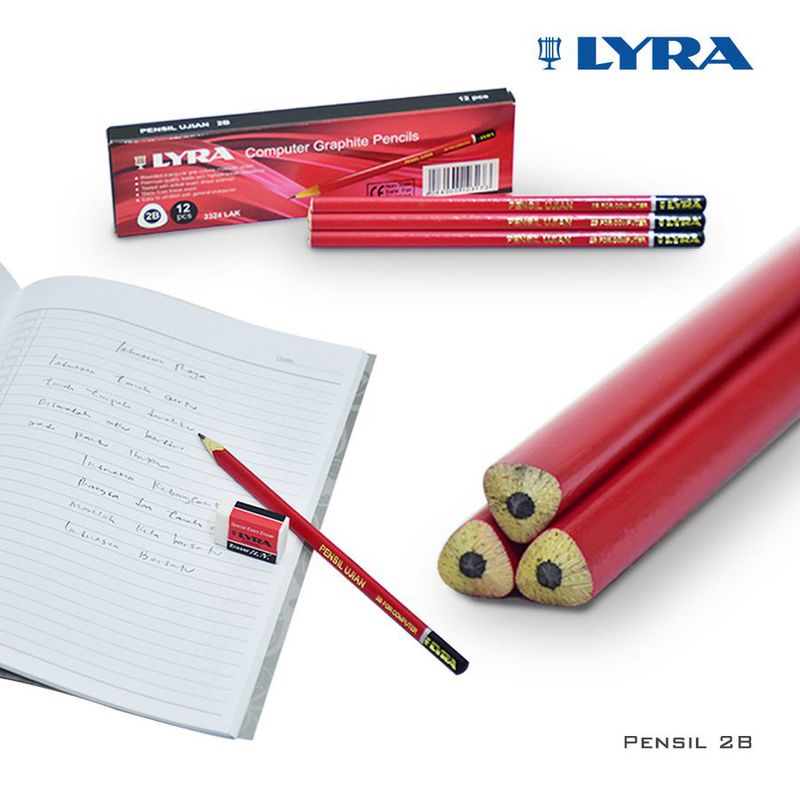 Pensil Lyra 2B