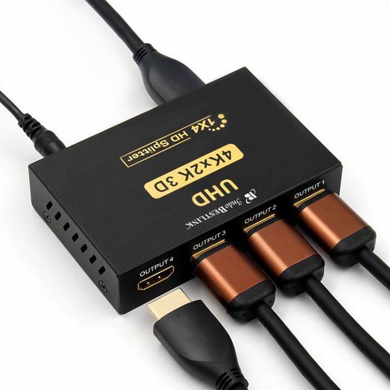 HDMI Splitter 4 Port Hub Full Video 1X4 HD / Spliter Split 1 In 4 Out