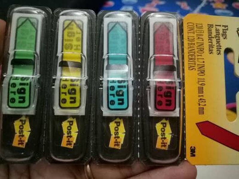 Post-it flag Sign Here 684-SH, 3M