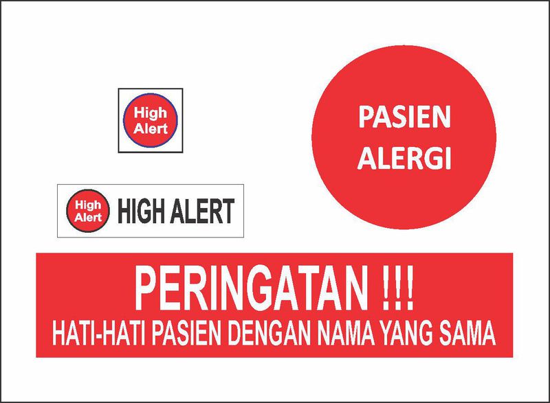 Stiker Pemberitahuan "Custome"