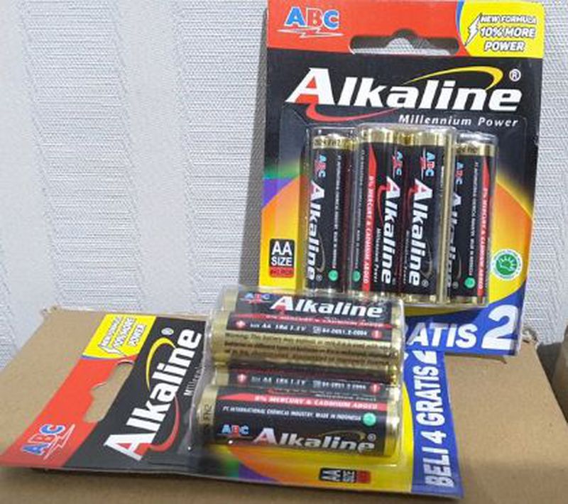 Baterai abc ALKALINE - isi 6 pcs - A3/AAA