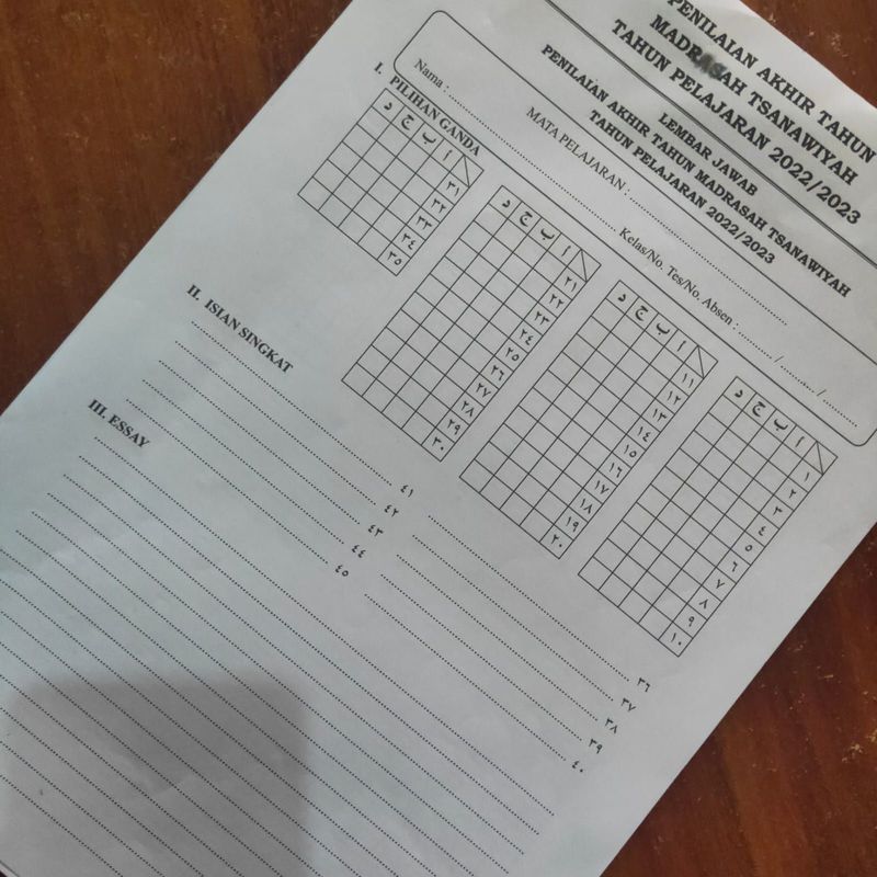 Lembar cetak HVS 70 gr, 2 lbr